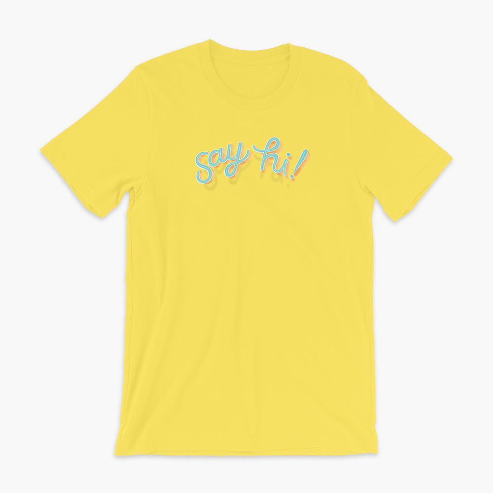 Say Hi! - Adult T-Shirt – StomaStoma
